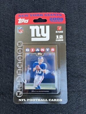 2008 Topps Football New York Giants Team Set | eBay