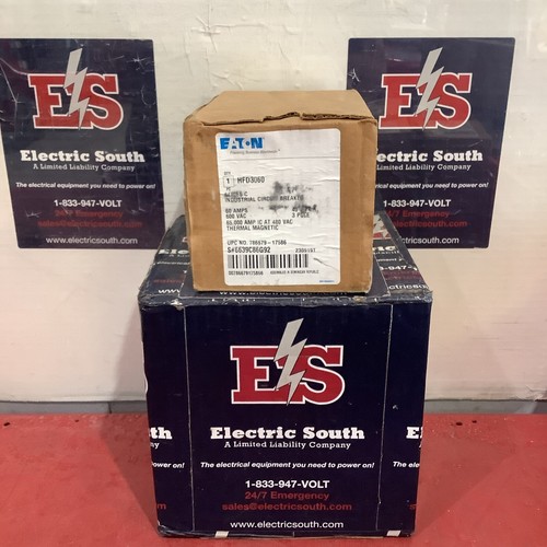 Eaton Circuit Breaker HFD3060 60 Amps 600 Volt 3 Pole | eBay