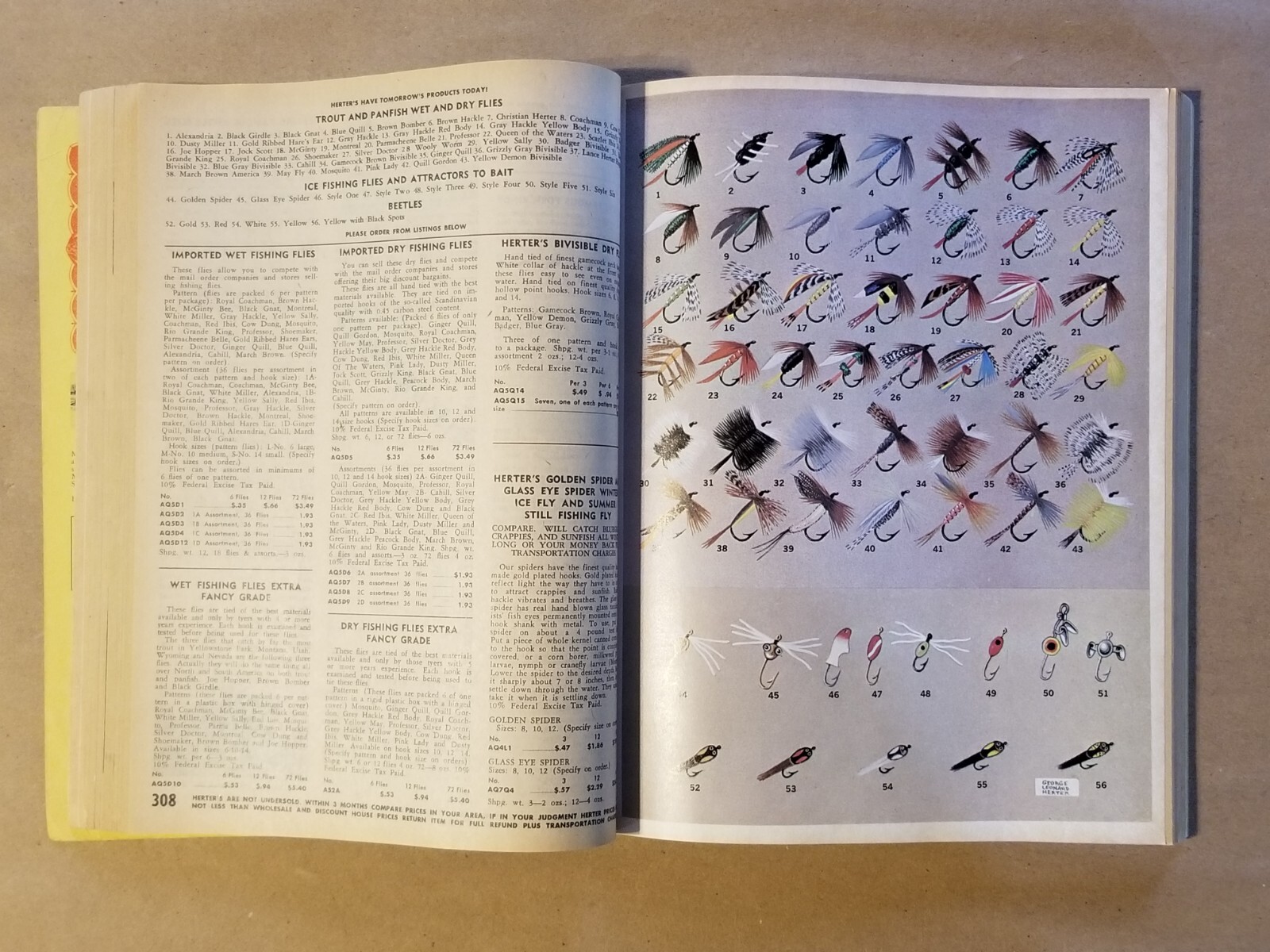 Vintage 1970 Herter's Hunting Fishing Trapping Gunsmith Textile Catalog ...