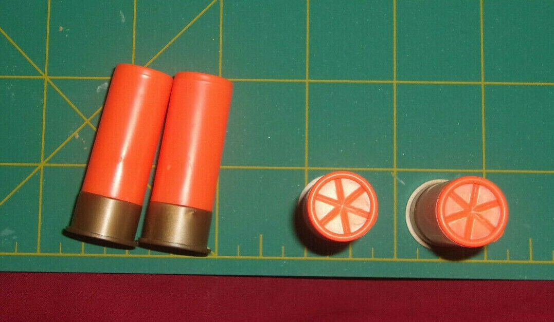 4x Set Toy Shotgun Shells for Pump Action or Double Barrel Model Shot ...