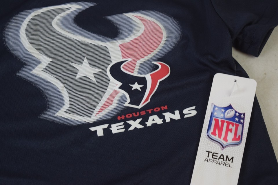 4T youth kids NWT NFL HOUSTON TEXANS blue active wear style shirt ...