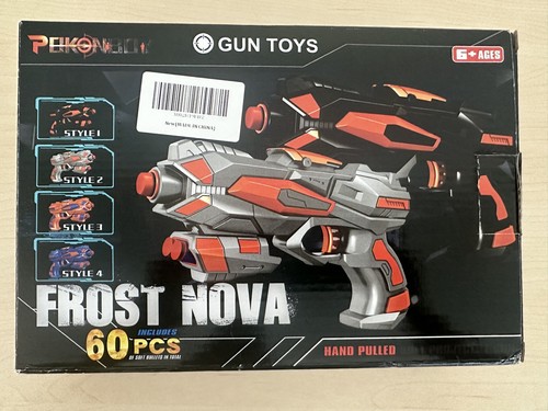 Frost Nova Set of 2 Blaster Toy 6+Guns with 60 pcs Refill Soft Foam ...