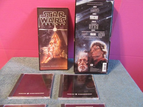 Star Wars 4 cd trilogy soundtrack John Williams box set w/ booklet | eBay