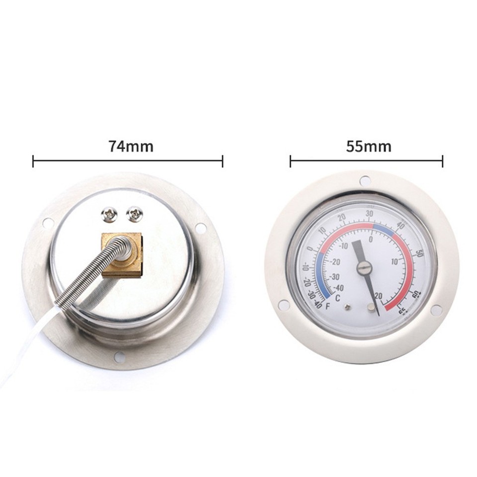 Temperature Gauge Monitor for Refrigerator and Cooler Use 40 to 65 ...