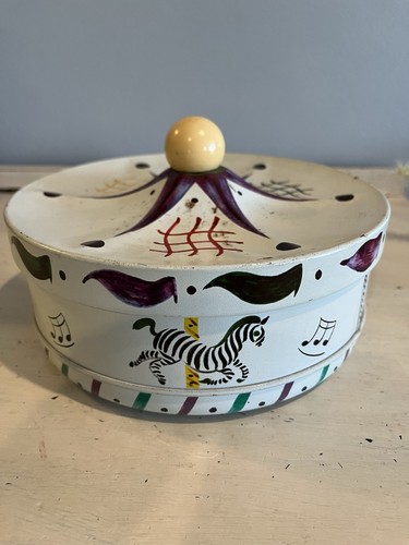 Vintage Guildcraft New York, USA Merry Go Round Carousel Tin Painted ...