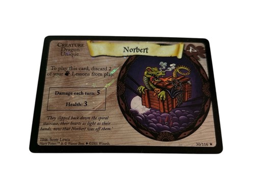 Harry Potter TCG Norbert Foil #30/116 Trading Card Game 2001 | eBay