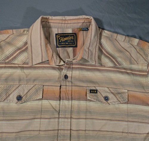 Howler Bros H Bar B Tech Long Sleeve Shirt Mens XL Western Cowboy ...