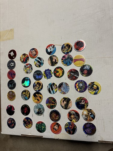 Vintage 1990s Lot Assorted Pogs Slammers Poison Marvel 79 Slammers 200 ...