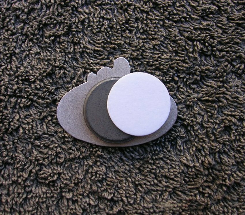 St CHRISTOPHERUS MAGNET DASH BADGE PORSCHE 356 911 MERCEDES SL 190 300 ...