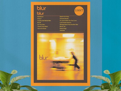 Blur Blur Fine Art Album Poster | eBay UK