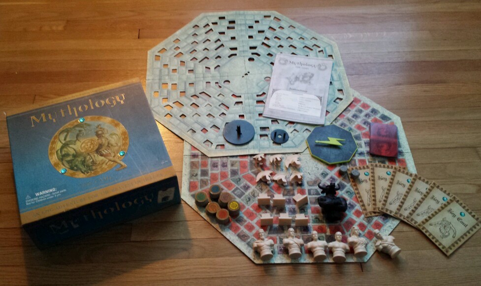 Mythology: The Game (Board Game) ology greek labyrinth RARE & NEARLY ...