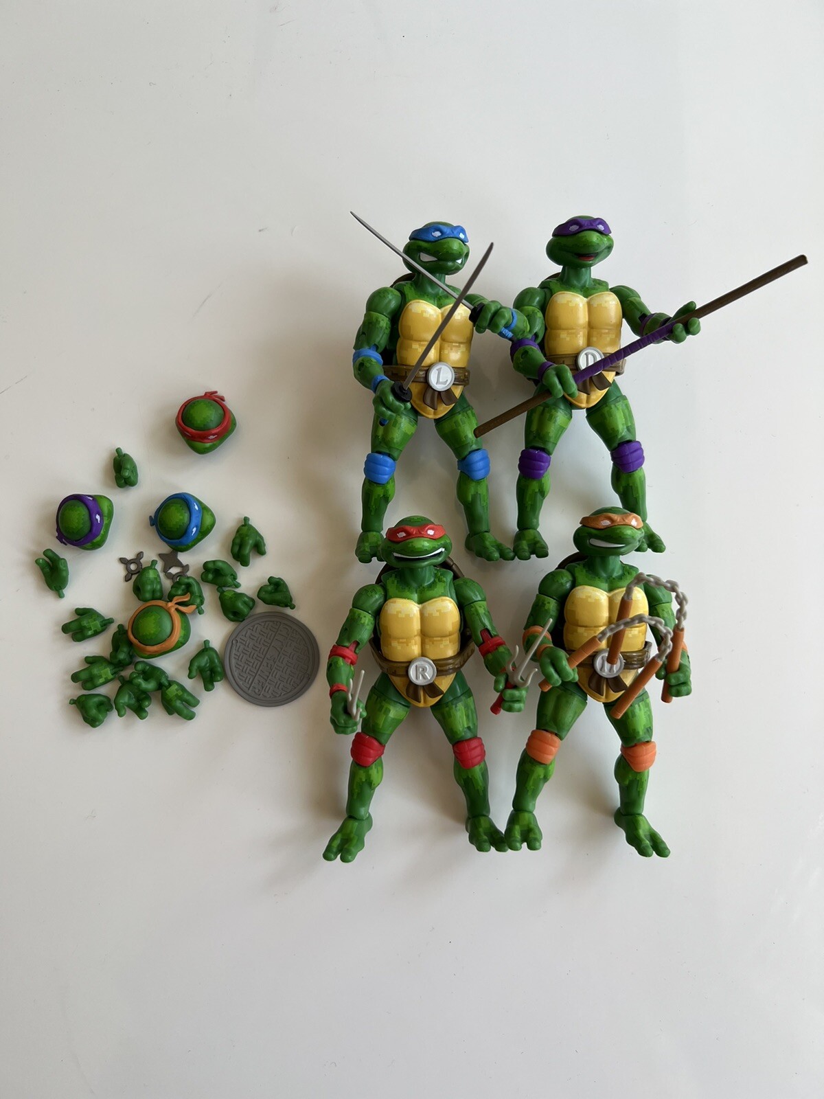 BST AXN Loyal Subjects TMNT Leonardo Donatello Michelangelo Raphael ...