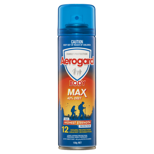 Aerogard Body Max 40% Deet Heavy Duty Insect Repellent Aerosol 150g | eBay