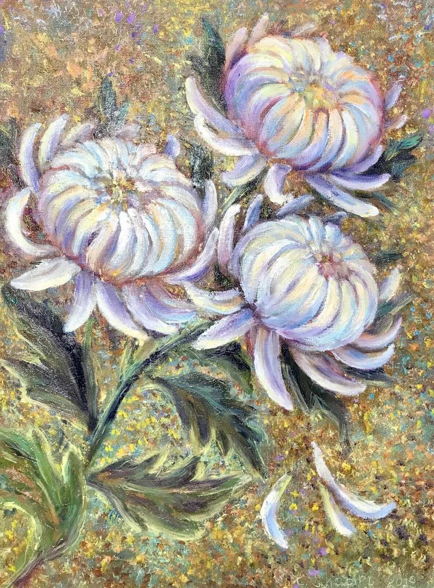 Chrysanthemum Oil Painting