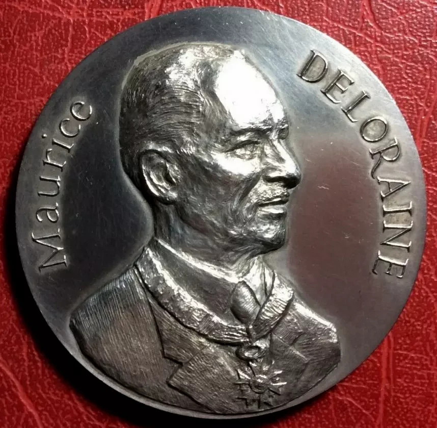 Médaille Maurice Deloraine Ingénieur Clairegoutte Brevet HUFF-DUFF par ...