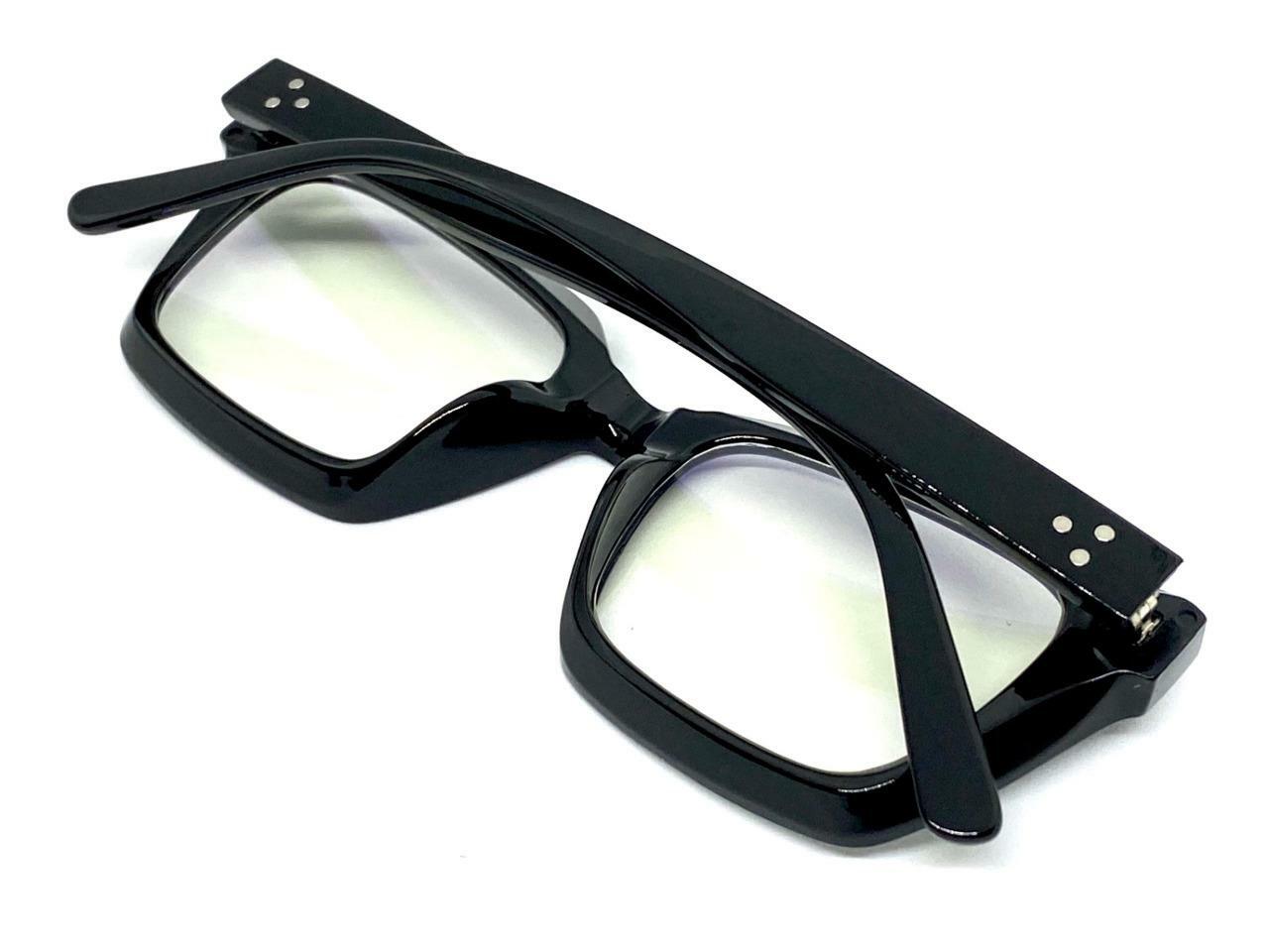 Classic Elegant Retro Non Prescription Computer EYE GLASSES Black ...