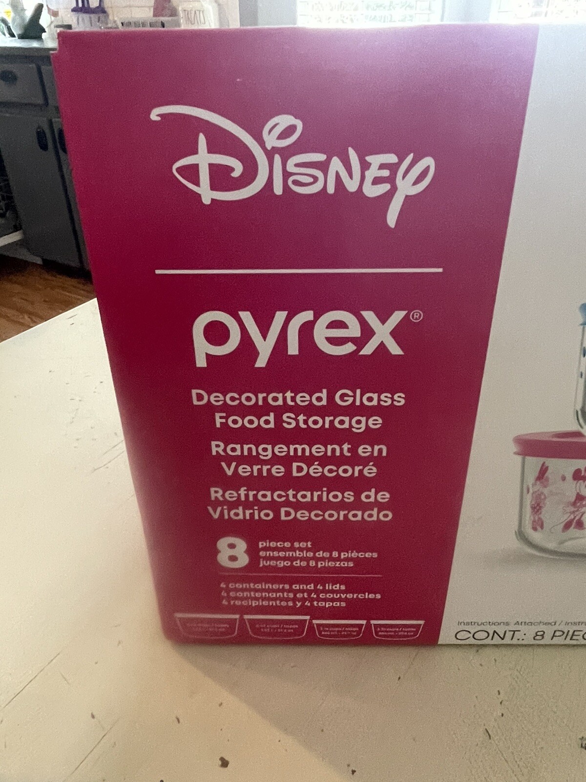 PYREX Disney the Nightmare Before Christmas Glass Bowls Set - 8 Piece ...