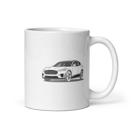 2021 Ford Mustang Mach-E GT Double Sided 11 oz. Mug | eBay