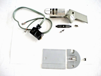 VTG Original Singer 328K Sewing Machine Needle & Slide Plates and Light ...