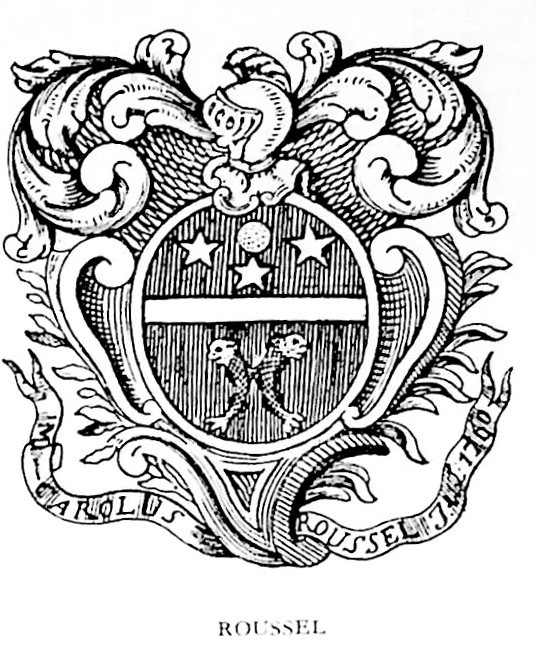 Antique French Roussel Family Crest Silver Wax Seal. 19th C. | eBay