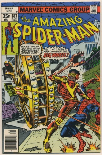 Amazing Spider-Man 183 VF/NM 9.0 1978 Rocket Racer Big Wheel Ross Andru ...