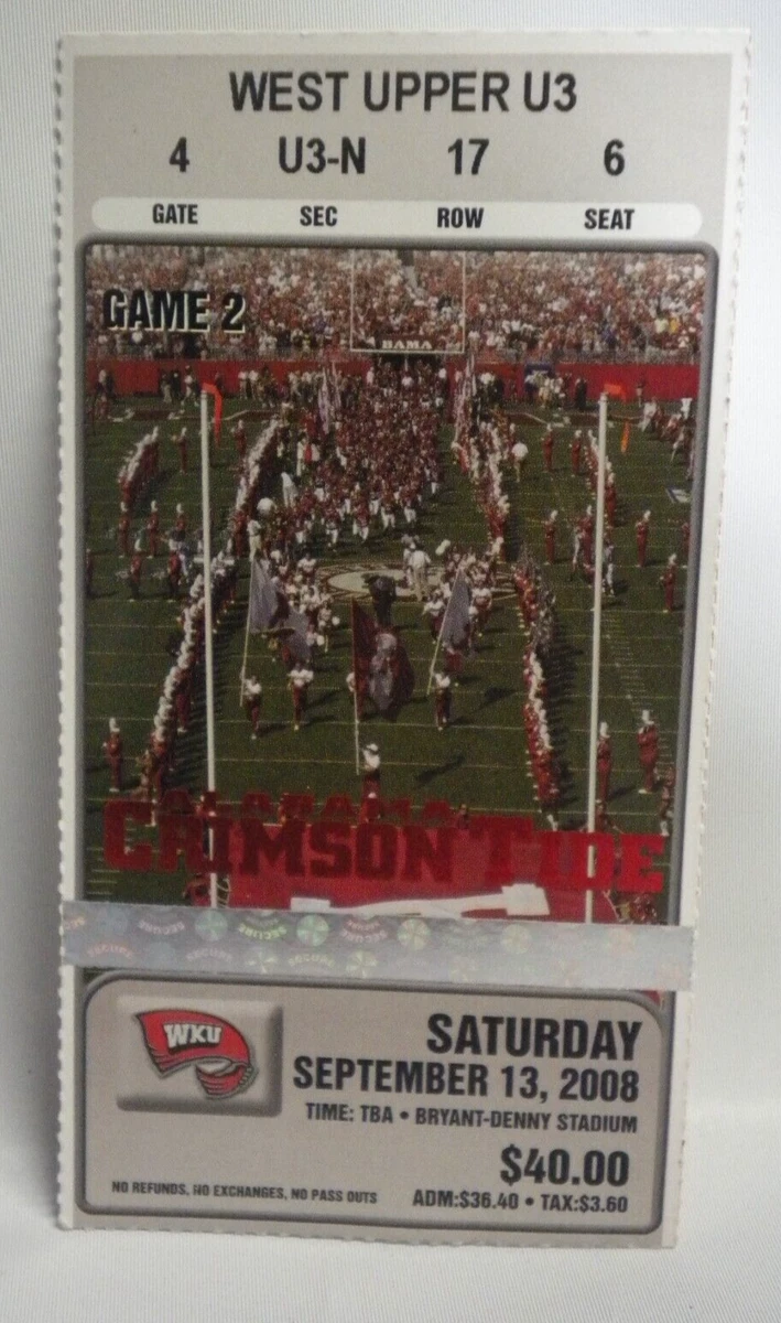 Alabama Crimson Tide Tickets 2013