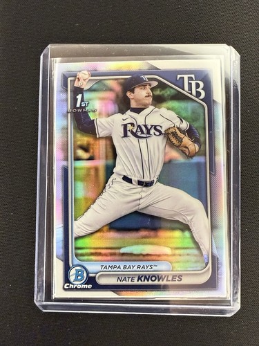 2024 Bowman Draft 1st Bowman Chrome Refractor Nate Knowles #BDC-153 ...