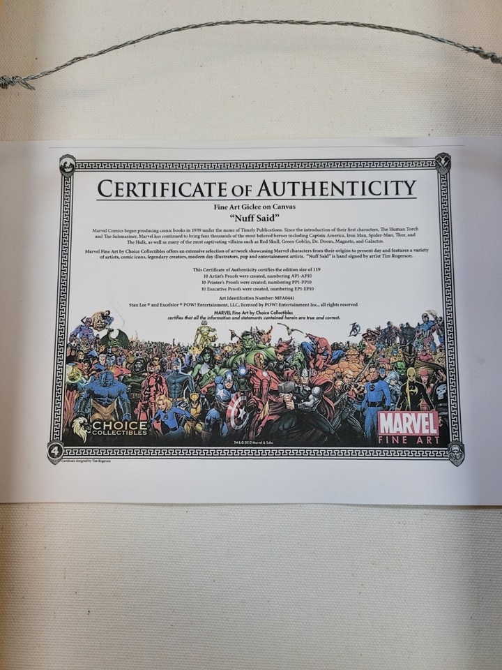 Marvel Comic Book Characters Visionary Writer Stan Lee Tribute Fine Art ...