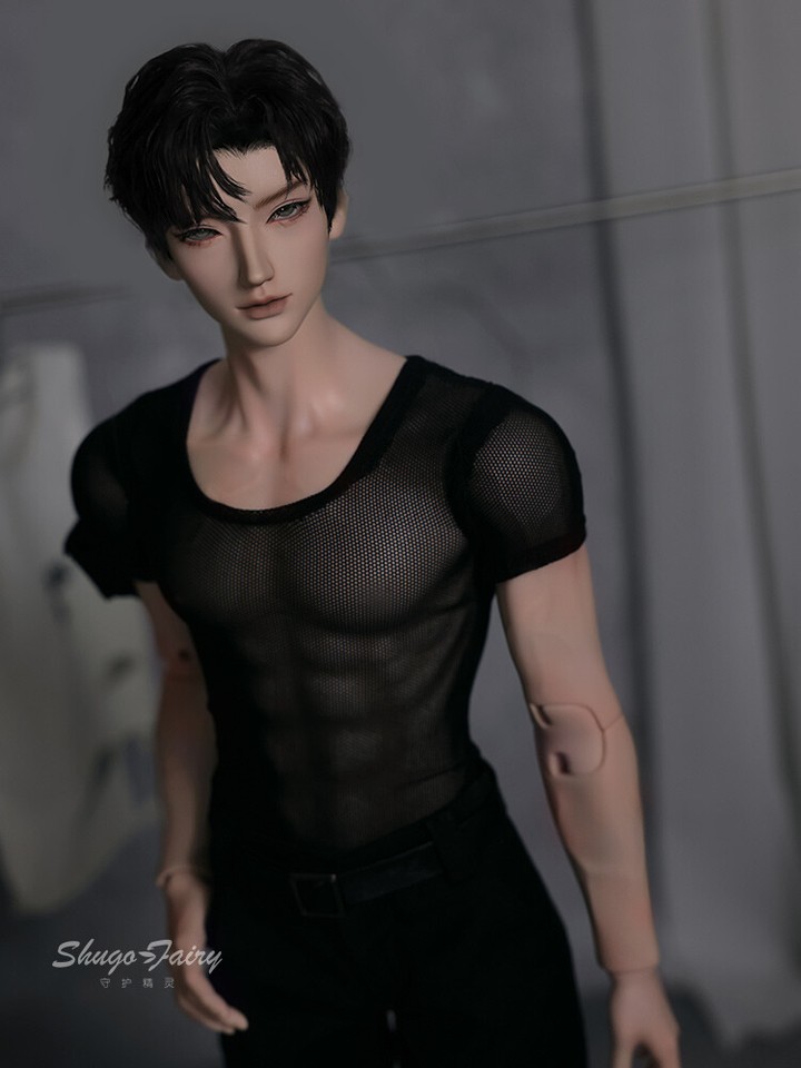 1/4 BJD Doll Muscle Boy Man Resin Male Body Ball Jointed Dolls Wig ...
