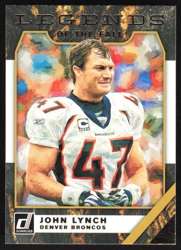 2019 Donruss Legends of the Fall John Lynch #LF-17 Denver Broncos | eBay