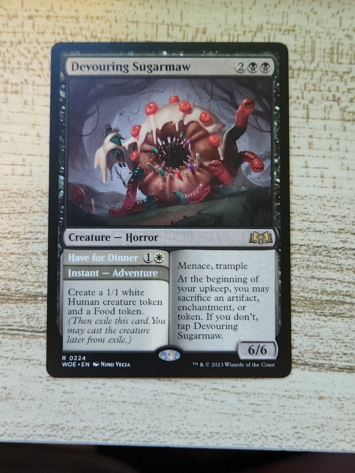 x1 Devouring Sugarmaw // Have For Dinner R MTG Wilds of Eldraine M/NM ...