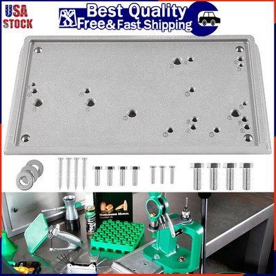 For RCBS Cast Aluminum 9282 Accessory Base Plate 3 Grey Shell Holder ...
