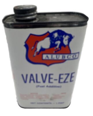 Vintage Oil Can Alubco Valv Eze Full Paper Label Dayton OH | eBay