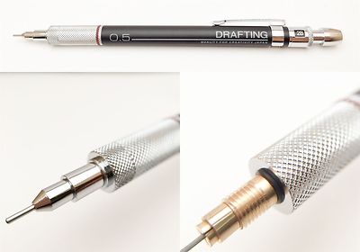 TAKEDA Precision Mechanical Pencil 0.5mm CREATIVITY & Drafting Japan ...