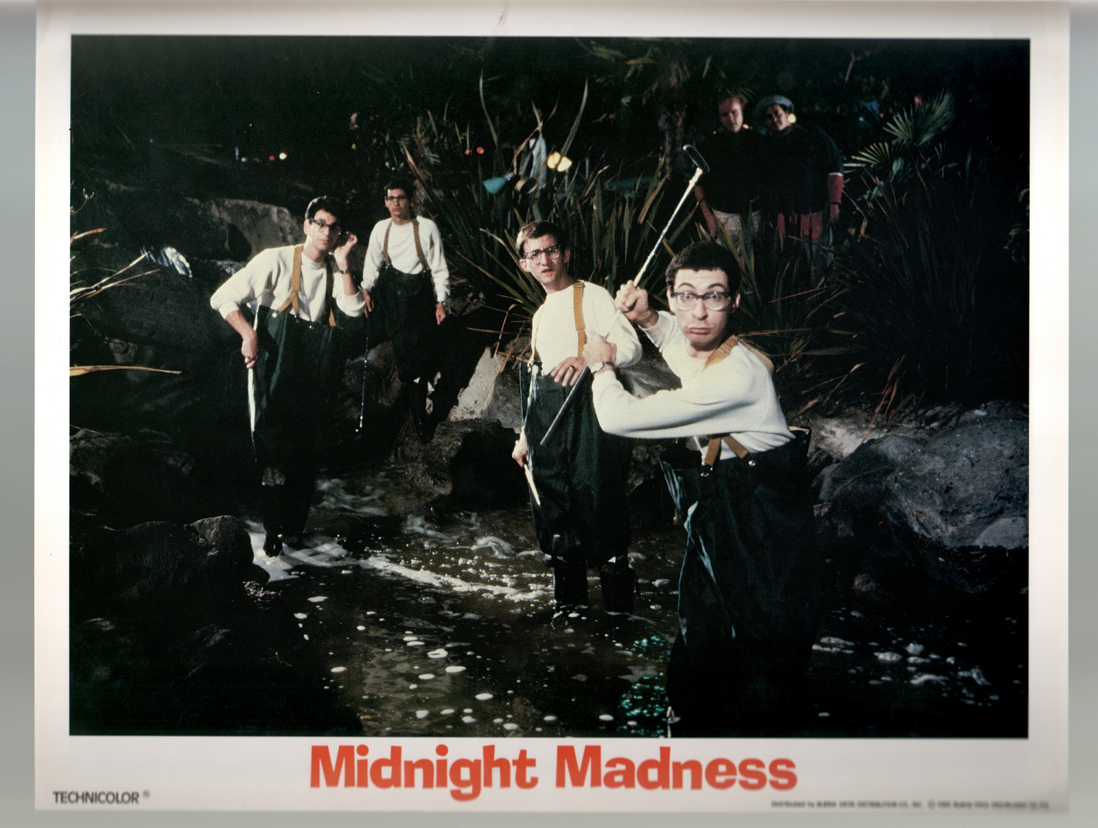Midnight Madness-Eddie Deezen-David Naughton-11x14-Color-Lobby Card | eBay