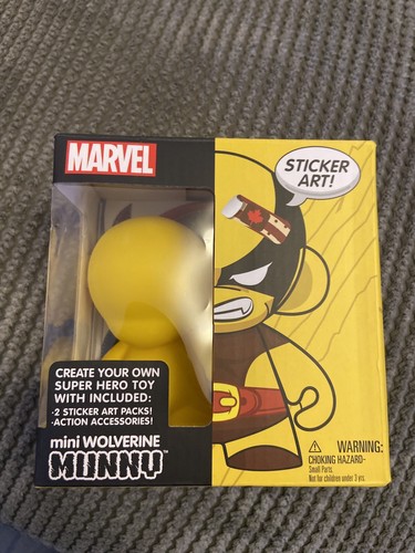 Marvel Mini Wolverine Munny Sticker Art Create Your Own Super Hero Toy ...