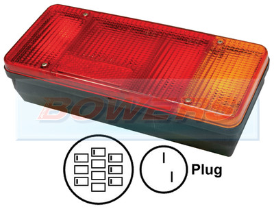 REAR TAIL LIGHT LAMP FOR IVECO EUROCARGO DAILY TIPPER RIGHT HAND R/H RH ...