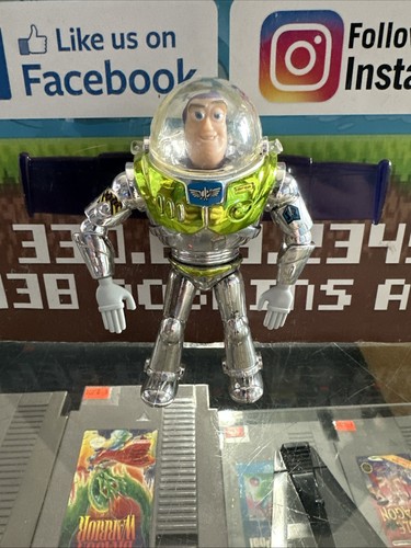 Solar Buzz Lightyear Chrome Action Figure Toy Story Disney Thinkway 6 ...