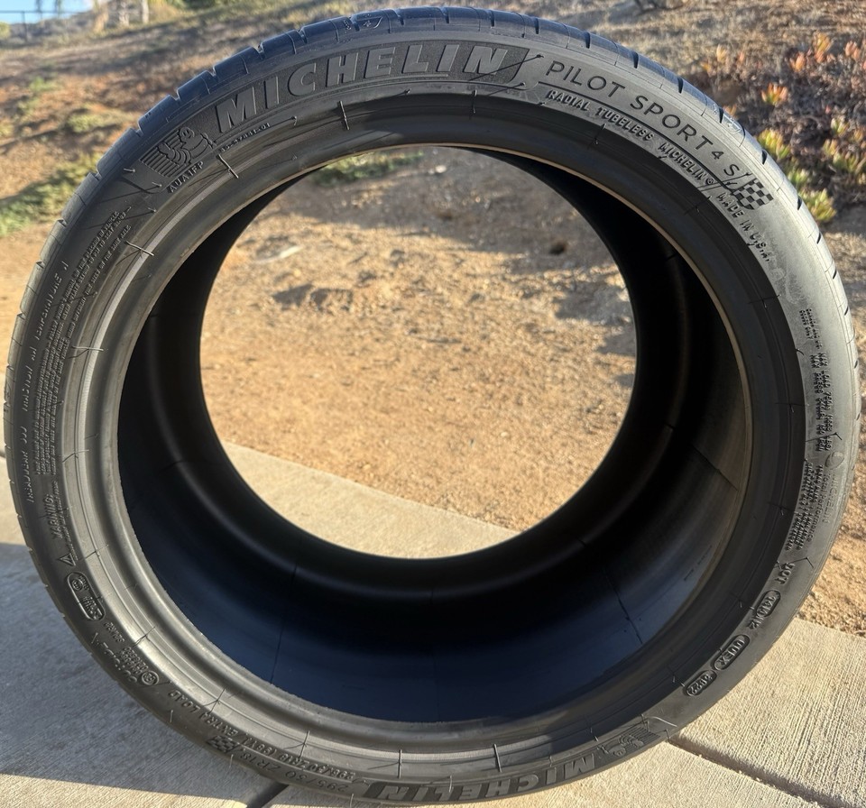 TWO BRAND NEW 295/30ZR18 (98Y) Michelin Pilot Sport 4S PS4S Tires ...