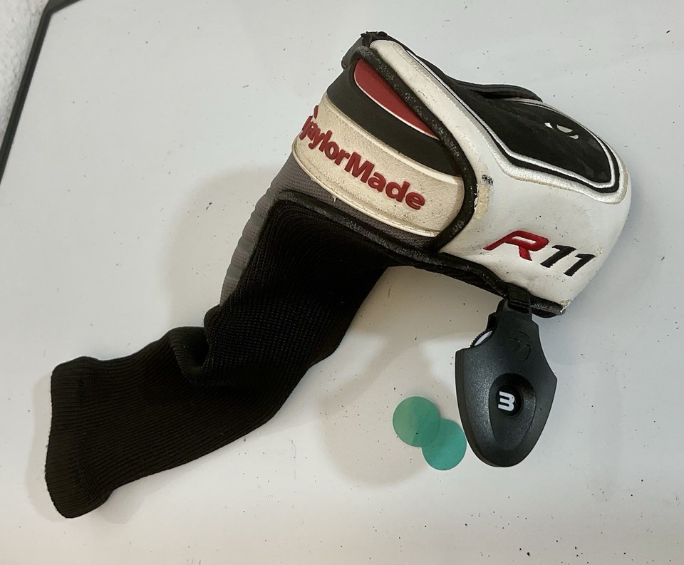 TaylorMade R11 ASP Golf Club Fairway Wood Head Cover Black Red ...