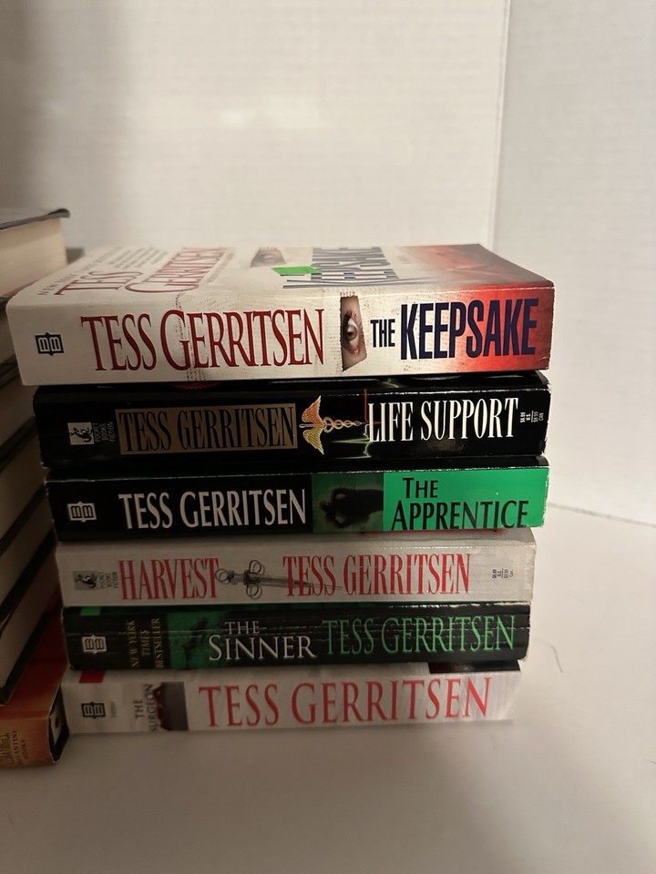 Lot of 13 Tess Gerritsen Mystery Crime Rizzoli & Isles Apprentice ...