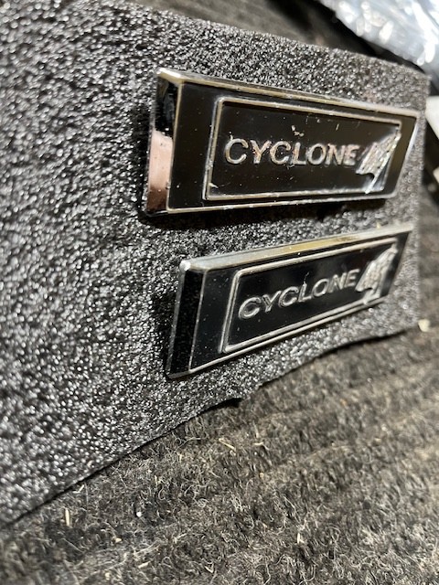1965 1964 Comet Cyclone Door Panel Emblems | eBay