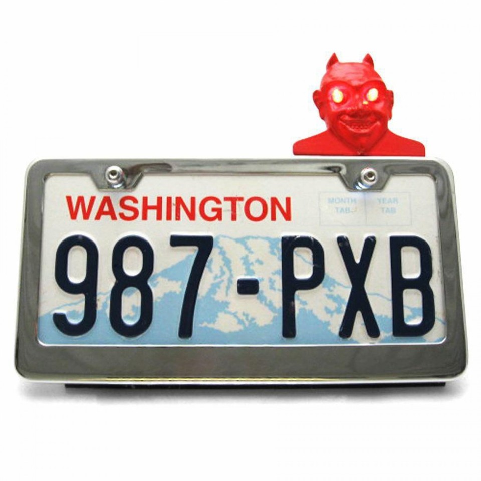 El Diablo Devil License Plate Topper | eBay