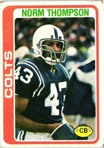 NORM THOMPSON CARD #29 FREE SHIP 50% OFF SALE B1003R1S24P18 | eBay