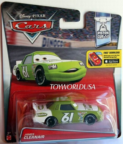 2015 Disney Pixar Cars PISTON CUP James Cleanair Vitoline #61 #10of14 ...