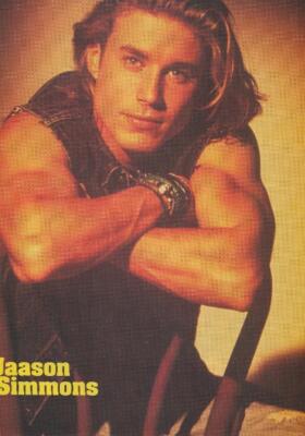 Jaason Simmons David Yost teen magazine pinup clipping Power Rangers ...