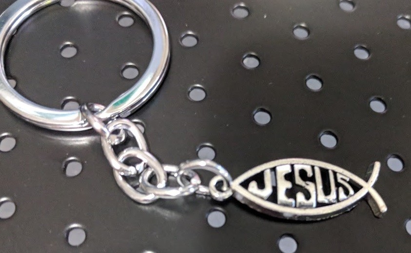 Christian JESUS Metal Keychain the WAY Bible WORD Of GOD HQ Key Chain ...