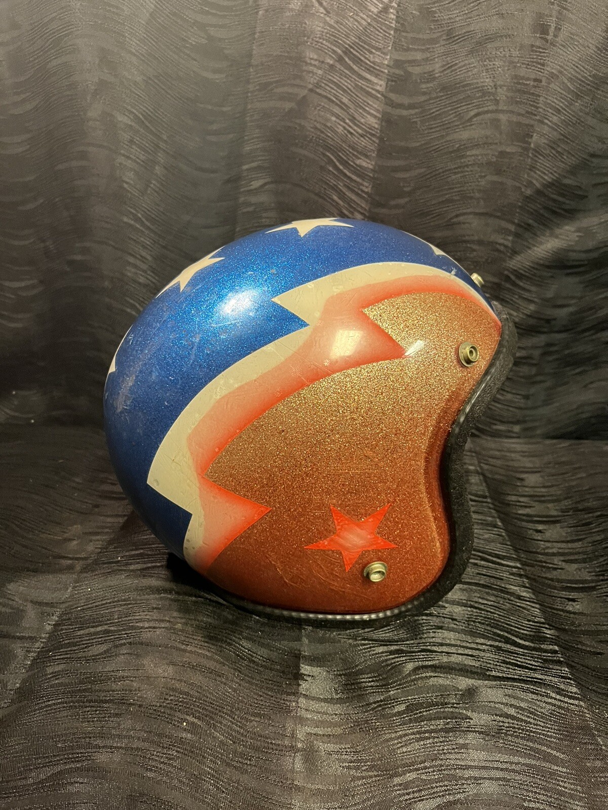 Vintage Buco Stars and Stripes Motorcycle Helmet 1960s 70s Custom Rare ...
