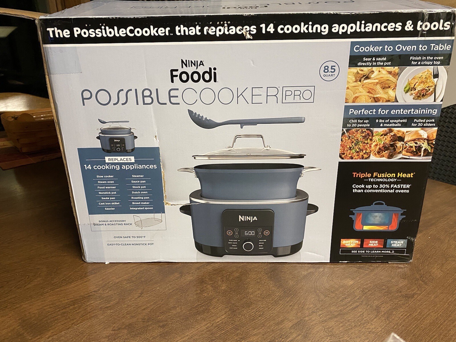 Ninja Foodi PossibleCooker Pro 8.5qt Multi Cooker Brand New in open box ...