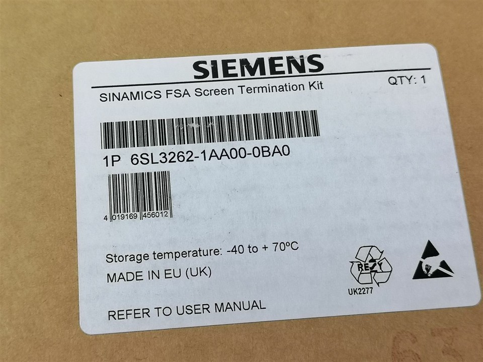 Siemens Sinamics Fsa Screen Termination Kit 6SL3262-1AA00-0BA0 | eBay